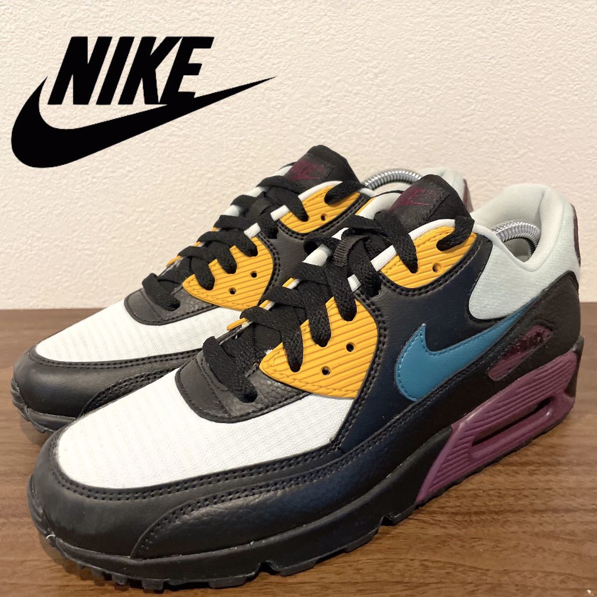 NIKE W AIR MAX 90 SILVER BORDEAUX TEAL ナイキ エア マックス 90 ブラック ローカットスニーカー ...