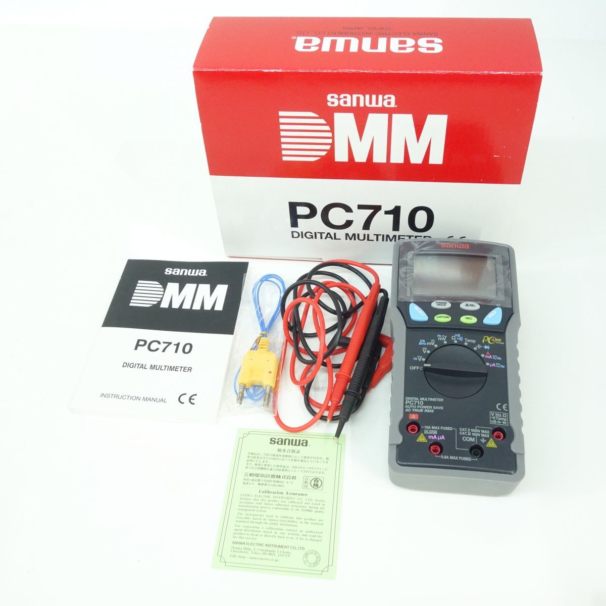 106 SANWA/サンワ 三和電気計器 デジタルマルチメータ PC710(その他)｜売買されたオークション情報、yahooの商品情報をアーカイブ公開 - オークファン（aucfan.com）