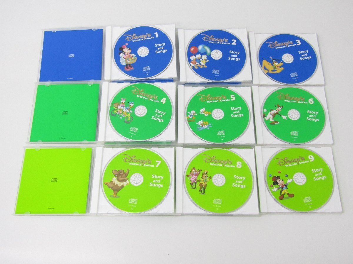 DWE ディズニー英語システム Story and Songs CD 12枚 / Bedtime Reviews CD 2枚 / Book 絵本 11冊 / Telephone English ...