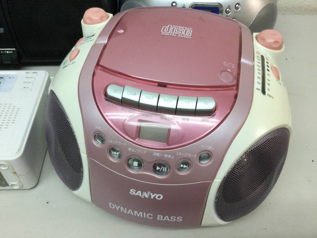 1円 ラジカセ CDラジカセ CDラジオ FAIR MATE RD-W300/SHARP QT-34CD/SAD-4916/PH-PR63/RCR-400H/SONY CFM-E5/SCT ...