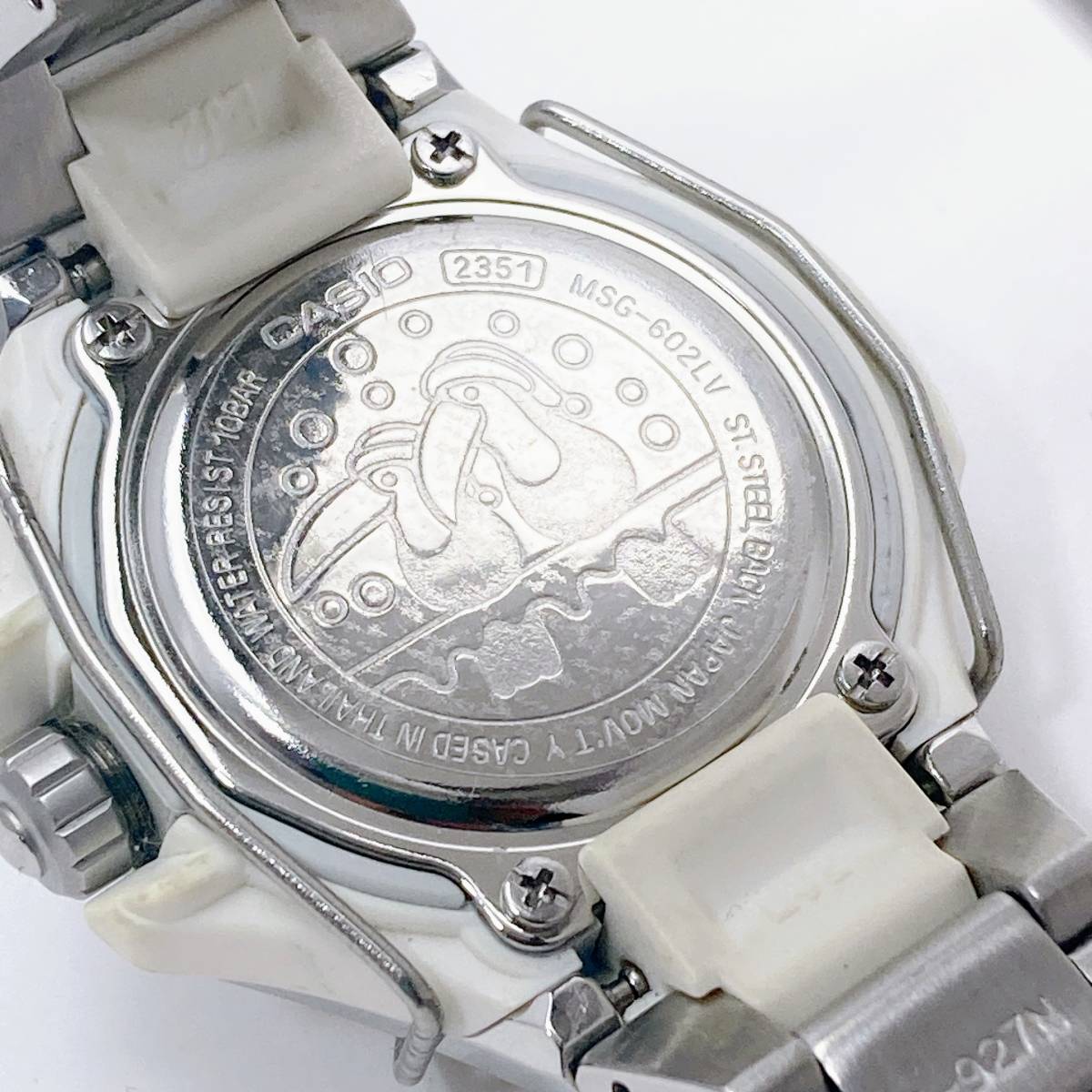 送料230円 CASIO G-SHOCK BABY-G G-ms Precious Heart MSG-602LV-7AJF 白蝶貝 10気圧 レディース腕時計 20402-2(その他)｜売買 ...