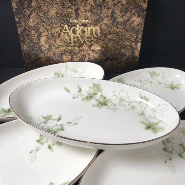 6P70 Adam＆Eve たち吉 カレー皿 電子レンジ可 商品説明必読 アダム＆イヴ オーバル 花柄 パスタ皿 1000-(たち吉)｜売買さ ...