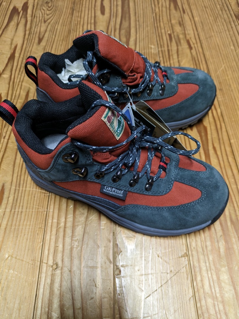 GrandKing グランドキング トレッキング キャラバン シューズ GK-5 レディーズ24.5cm EEE ブリックレッド デッドストック(24.5cm)｜売買されたオークション情報 ...
