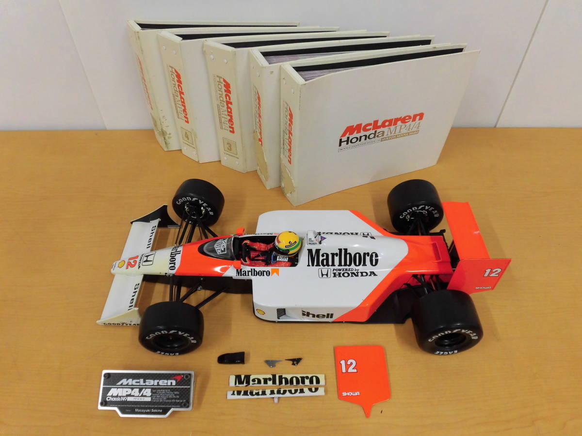 11116B デアゴスティーニ 週刊 マクラーレン ホンダ MP4/4 McLaren Honda フィギュア プラモデル ...
