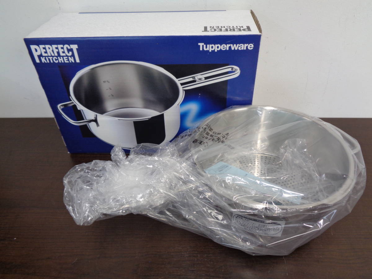 格安スタート 開封 品 タッパーウェア パーフェクトキッチン 圧力鍋 5L 本体のみ 蓋なし PERFECT KITCHEN 現状品 Tupperware(圧力鍋)｜売買されたオークション情報 ...