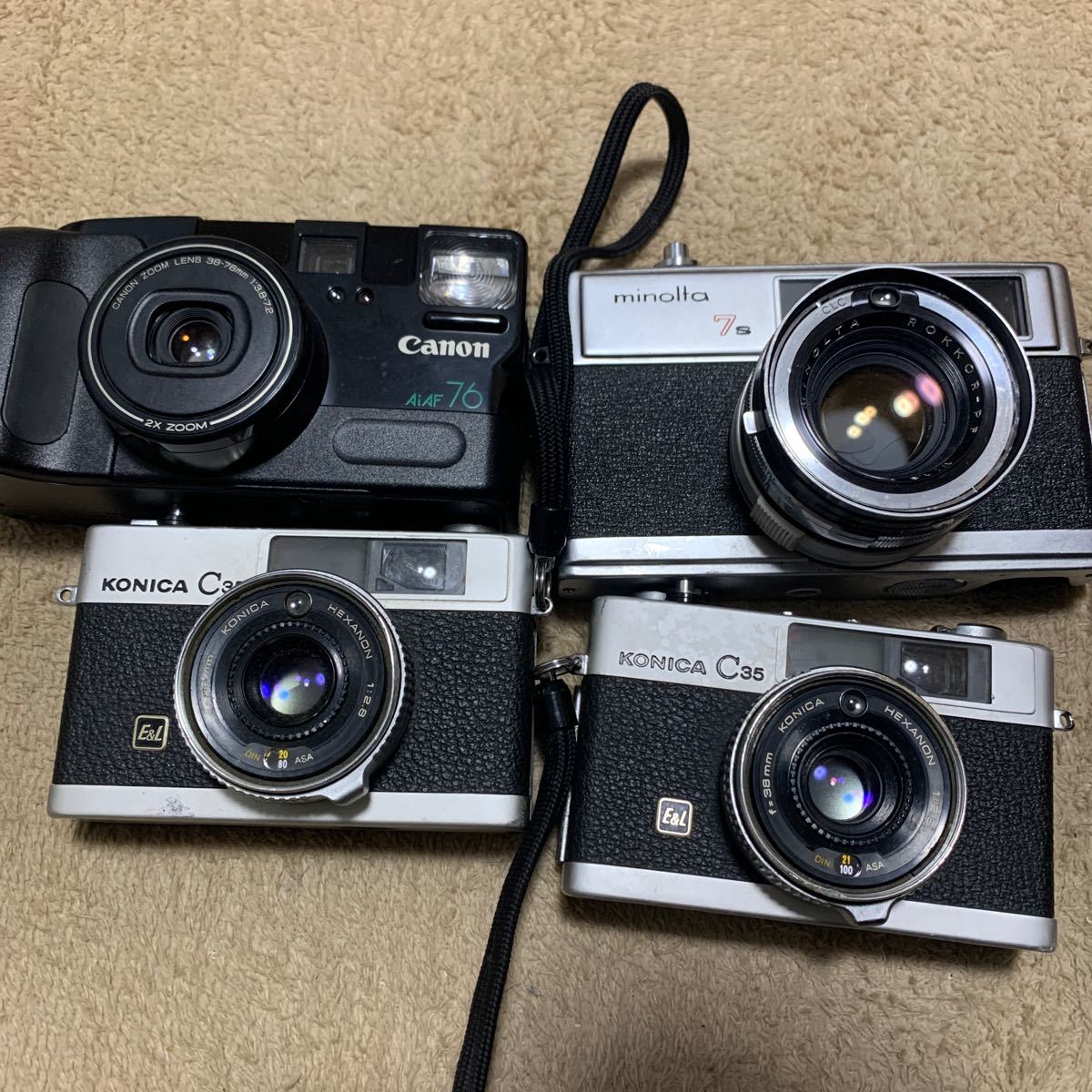 Konica Minolta canon 7S C35 など カメラ 動作未確認 ジャンク #3201(コンパクトカメラ)｜売買された ...