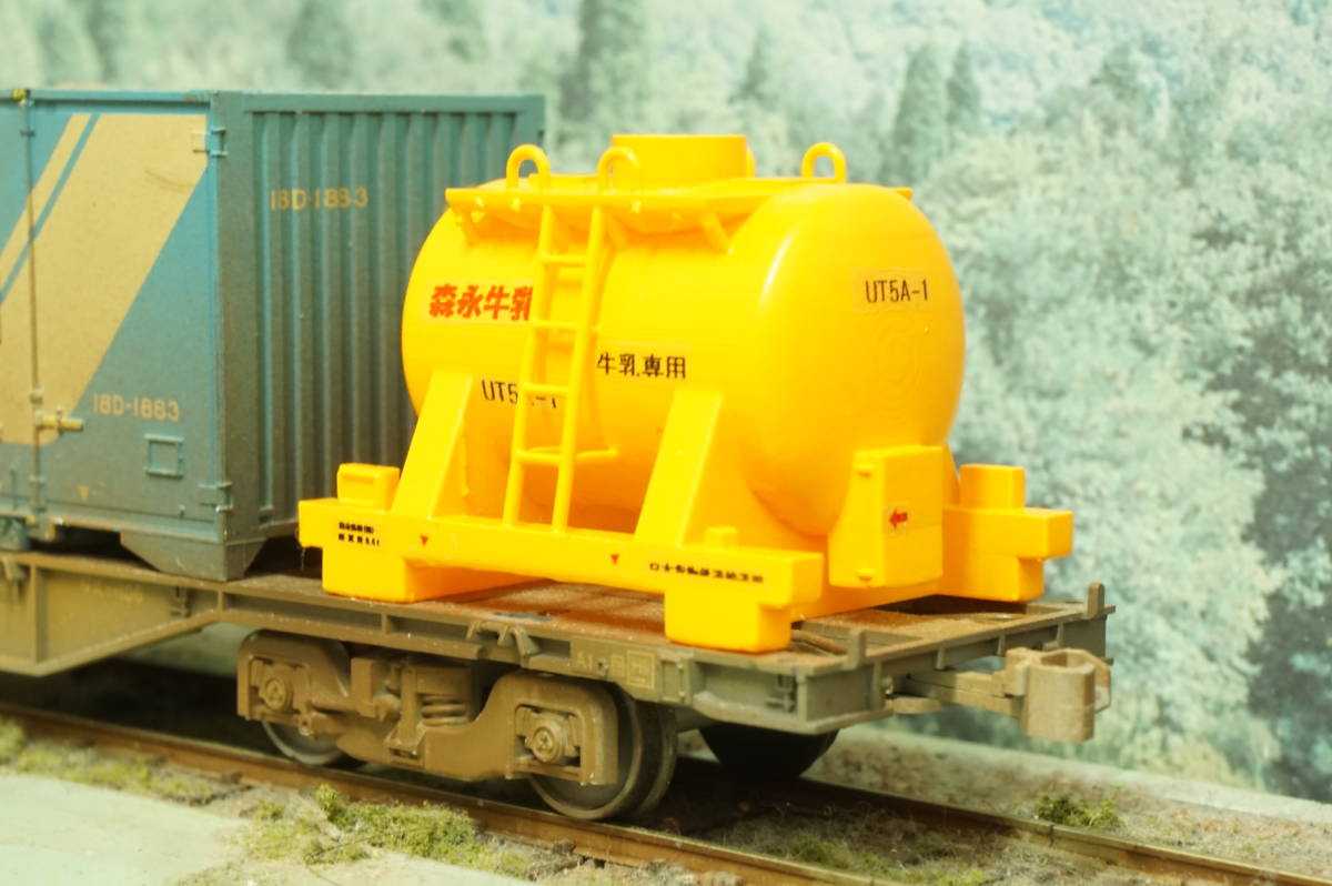 HOゲージ 牛乳専用タンクコンテナ UT5Aタイプ フルスクラッチ 素人製作品 完成品(貨物列車)｜売買されたオークション情報、yahooの商品情報をアーカイブ公開 - オークファン ...