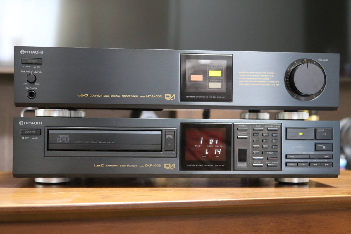 デッドストック Lo-D HITACHI HDA-003 DAP-003 CDプレーヤー プロセッサー DAC 日立(一般)｜売買されたオークション情報、yahooの商品情報をアーカイブ公開 ...