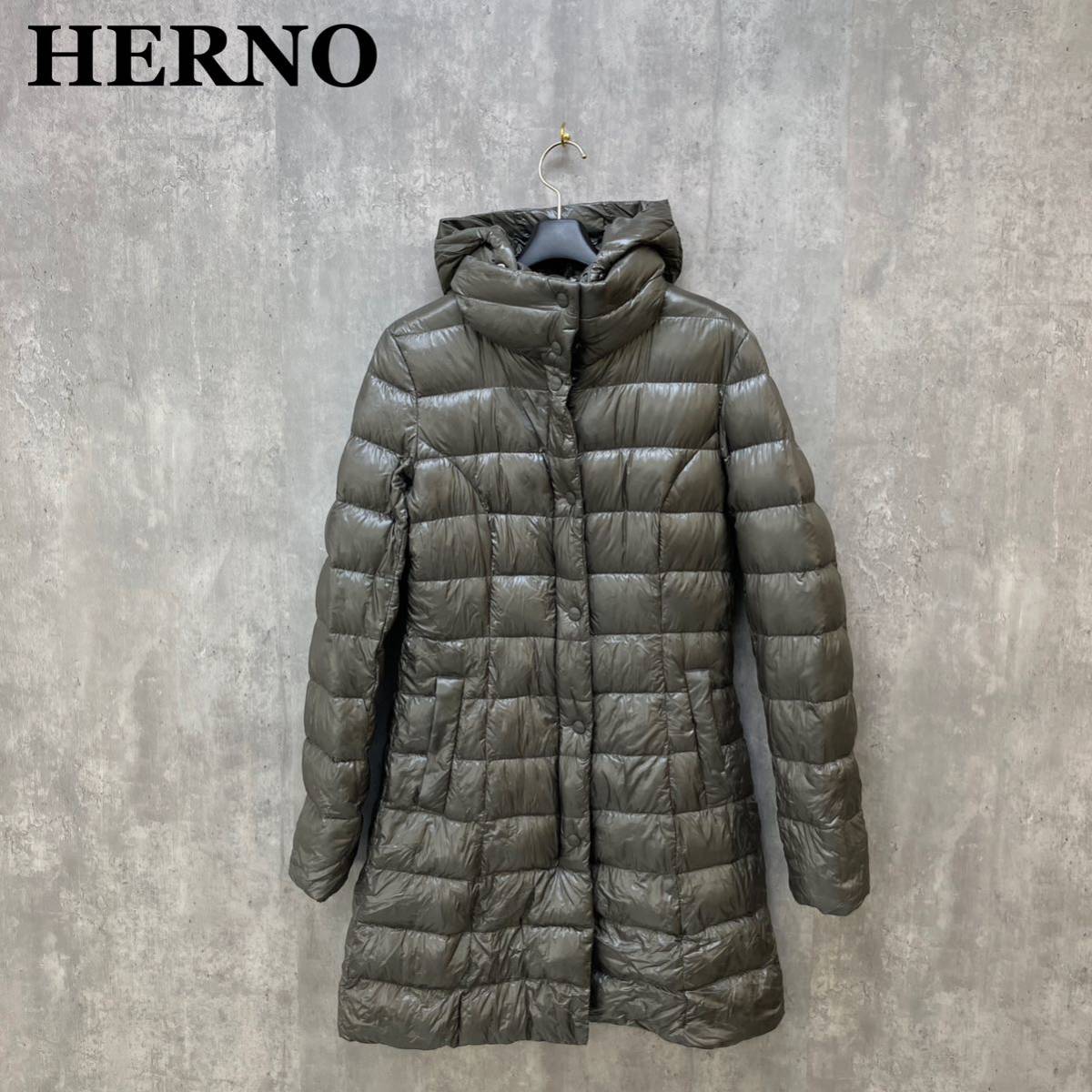 HERNO ダウンコート 40 ヘルノ(Lサイズ)｜売買されたオークション情報、yahooの商品情報をアーカイブ公開 - オークファン（aucfan.com）
