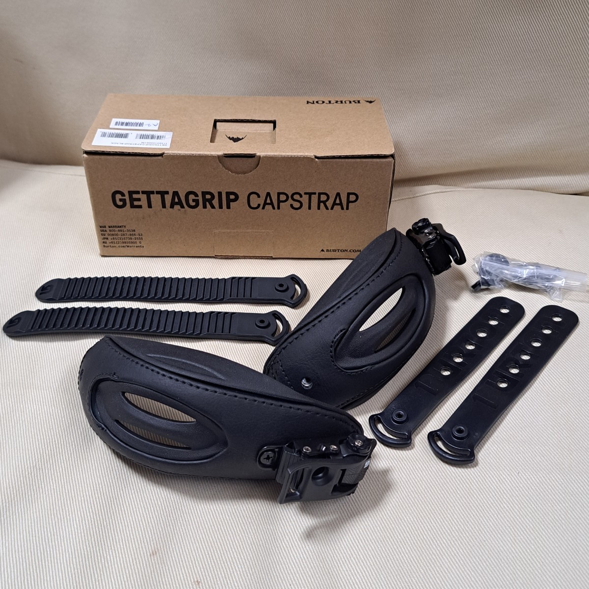 BURTON バートン キャップストラップ トゥストラップ スノーボード ブラック getta grip capstrap ビンディング ...