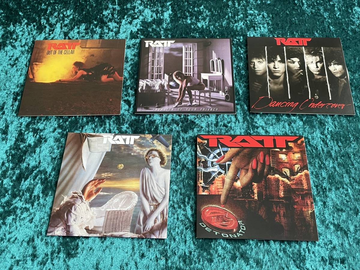 RATT 5CD/紙ジャケット/BOX THE ATLANTIC YEARS 1984-1990/ラット/OUT OF THE CELLAR ...