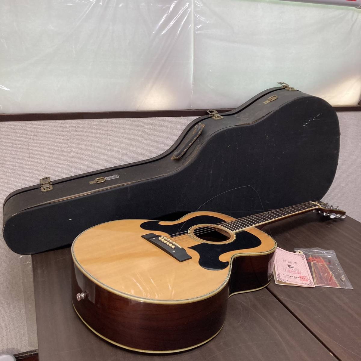 12-152 モーリス アコースティックギター Morris MJ-405(モーリス)｜売買されたオークション情報、yahooの商品情報をアーカイブ公開 - オークファン（aucfan.com）