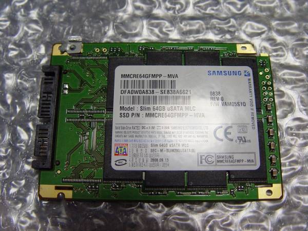 ジャンク SSD SAMSUNG Slim 64GB uSATA MLC MMCRE64GFMPP-MVA(64GB～)｜売買された ...