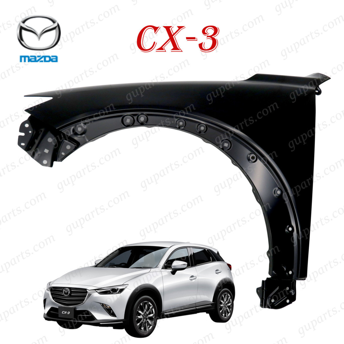 マツダ CX-3 DK 系 H27.2 DKLAW DK8AW DKLFW DK8FW DKEFW DK5FW DK5AW DKEAW 左 ...