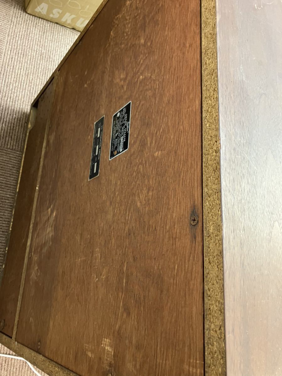 直接引取のみ レア スピーカー Leslie レスリー model 110 木目調 アメリカ製 50Hz 音響 オーディオ アンティーク ...