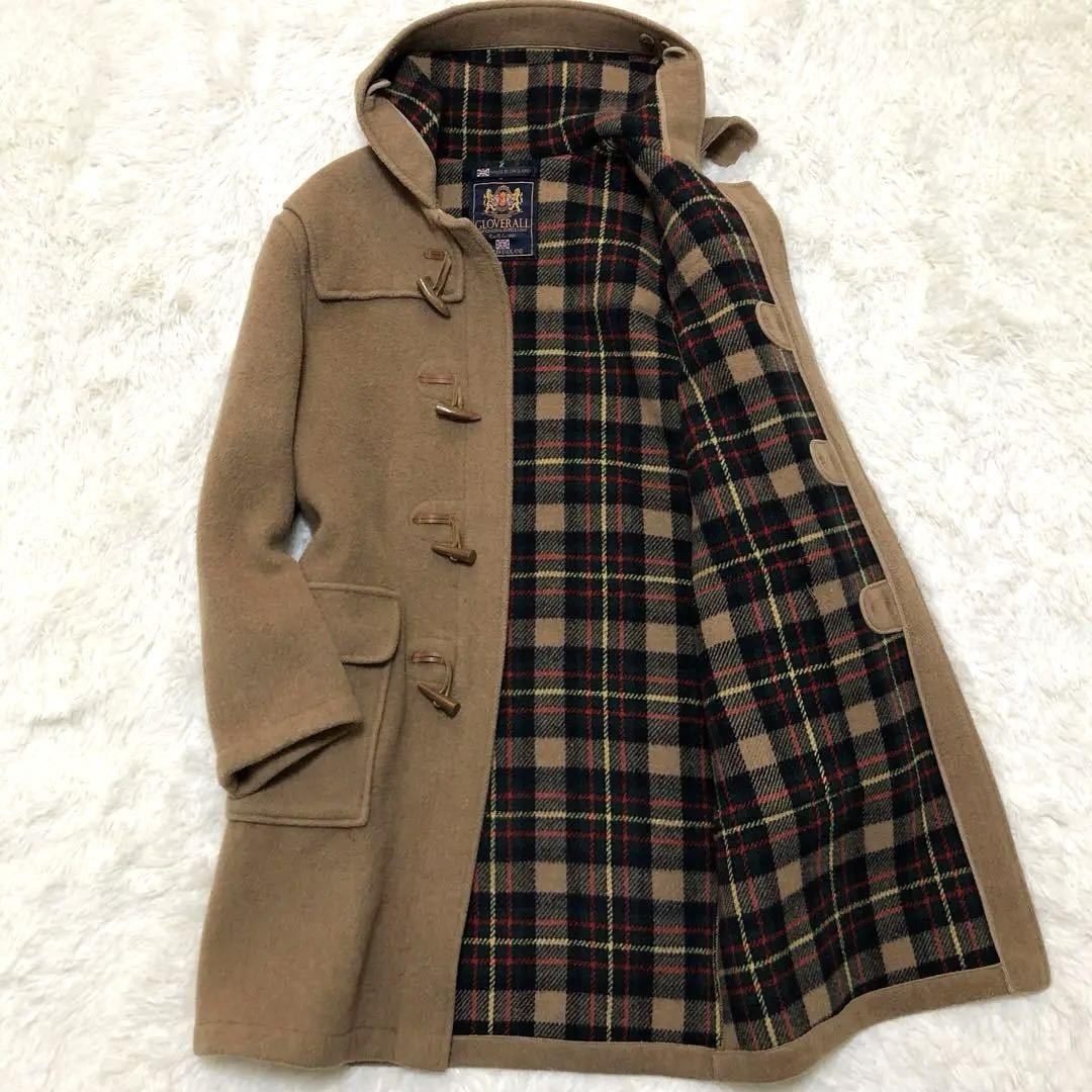 Gloverall グローバーオール ダッフルコート ロングコート ロング丈 フード チェック柄 メンズ 羽織 通勤 サイズ50 2XL ベージュ(XLサイズ以上)｜売買されたオークション情報 ...