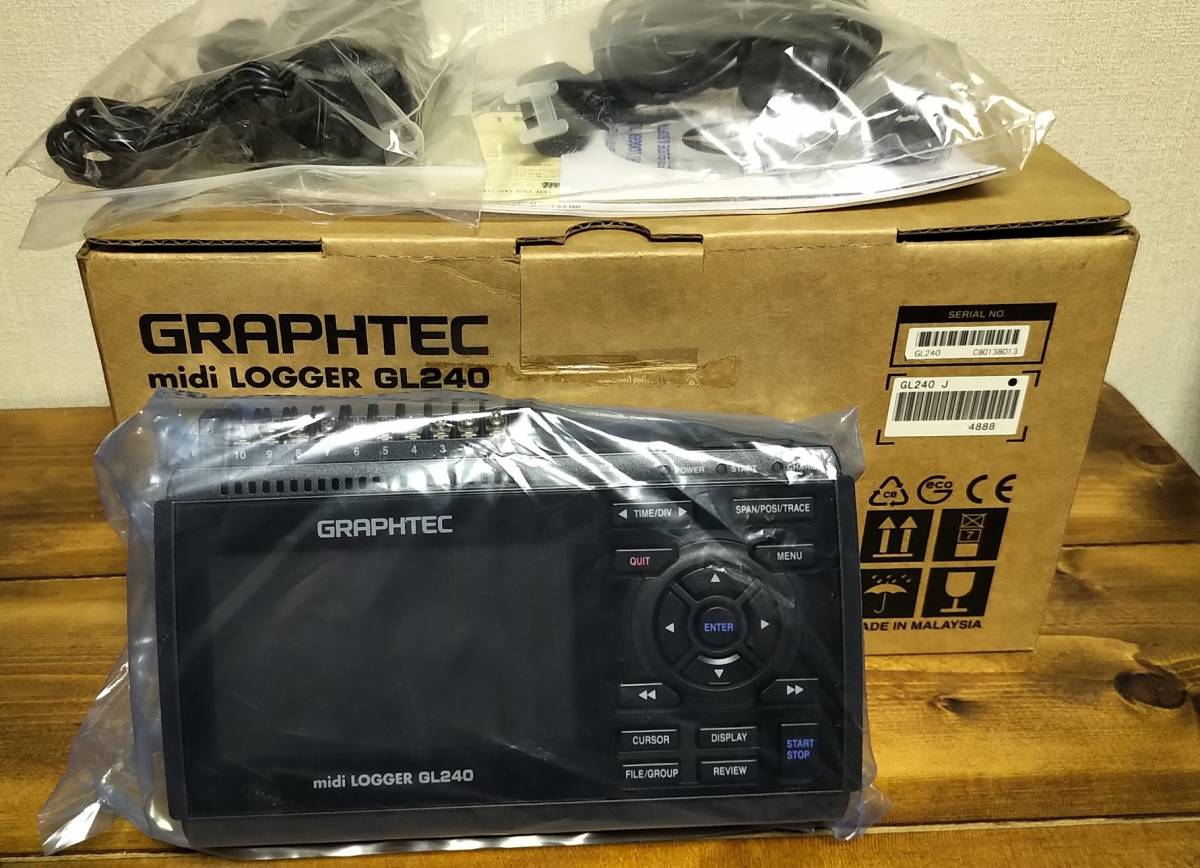 GRAPHTEC 絶縁多チャネルデータロガー midi LOGGER GL240(電気計測器)｜売買されたオークション情報、yahooの商品 ...