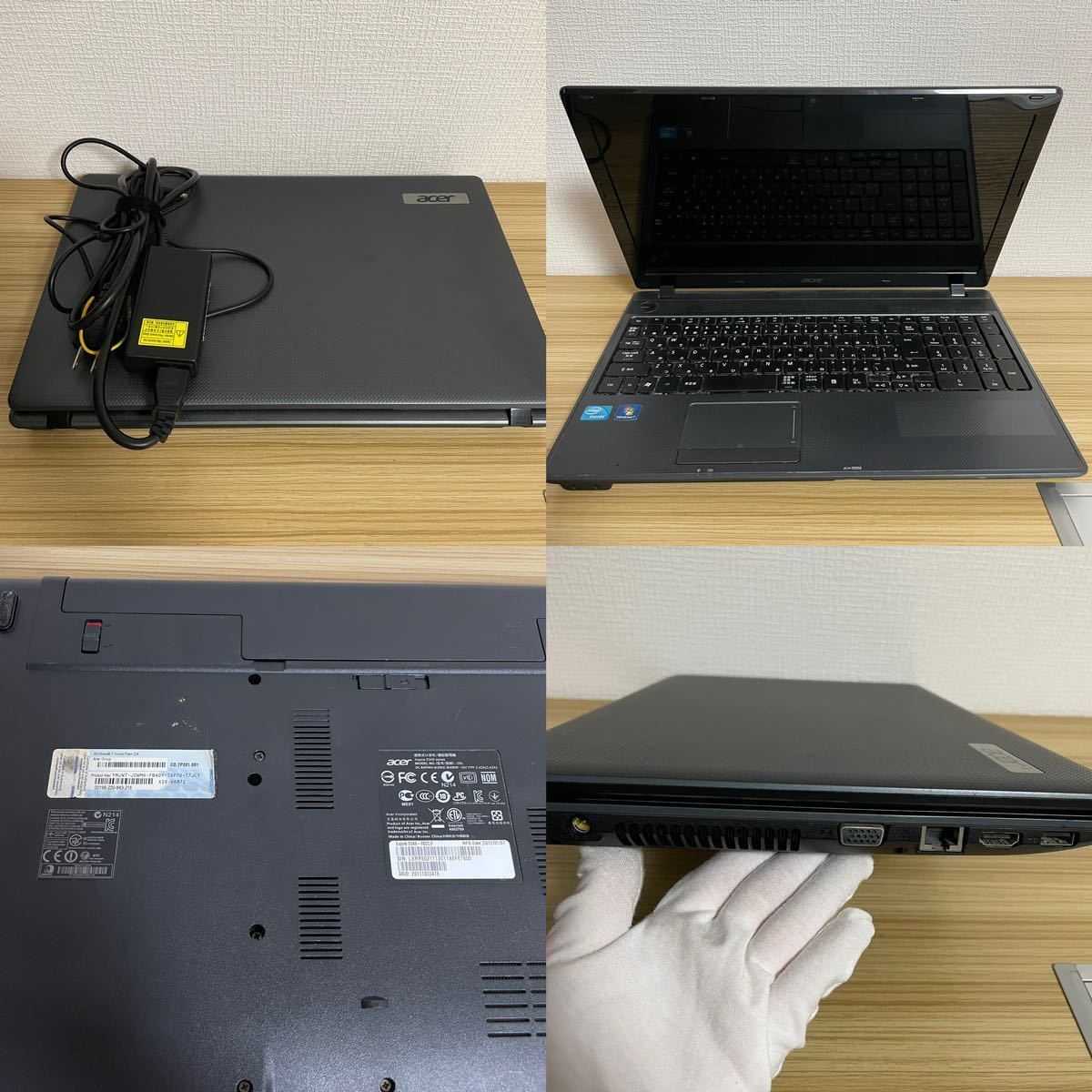ジャンク品 ノートパソコン WAJUN Pro-9x GM-JAPAN acer Aspire5349 ZRL hp RTL8723BE 4点 ...