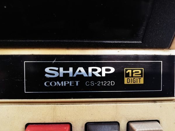 3個セット SHARP シャープ CS-2122D 電卓 昭和レトロ まとめ A-2-16-4 @100(シャープ)｜売買されたオークション情報、yahooの商品情報をアーカイブ公開 ...