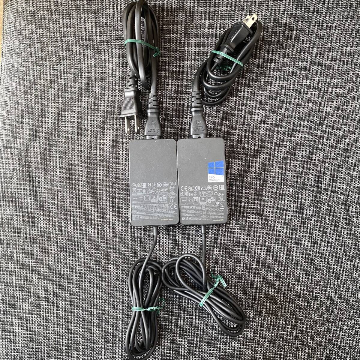 2台 純正 Microsoft surface ACアダプター/15V 4.0A 65W/Model 1706/surface Pro3 Pro4 Pro5 Pro6 Laptop 2 ...