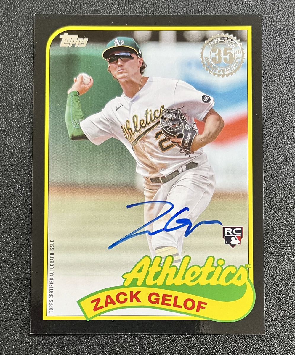 2024 Topps Series 1 Zack Gelof Athletics RC Auto 199枚限定 Black Parallel ...