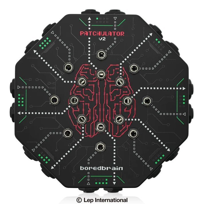 最落無し Boredbrain Music Patchulator v2 / a44297 エフェクトの接続順を即座に変更可能なパッチベイ 1 ...