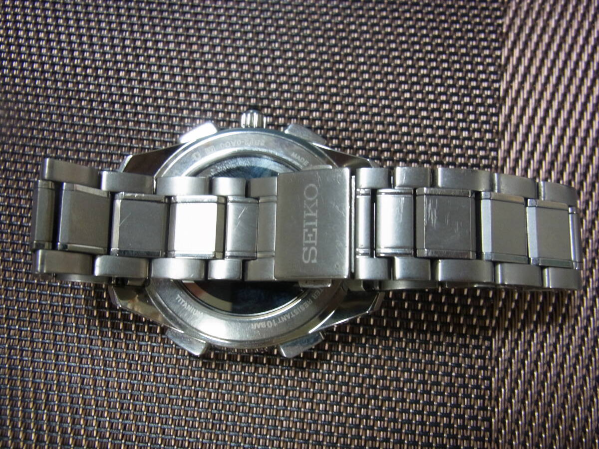 1円 セイコー/SEIKO 腕時計 ソーラー 8B92-0AC0 ブライツ チタン デイト 15周年記念モデル リミテッドエディション ...