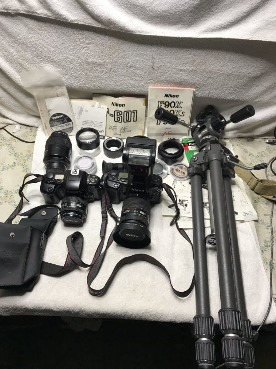 CV0024 Nikon F90X F-601 Velbon Mark-6 カメラ .... まとめてジャンク(ニコン)｜売買された ...