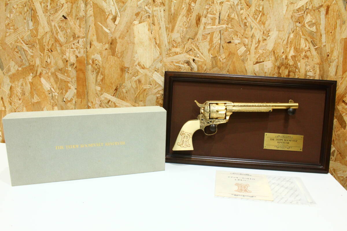 TH03086 THE TEDDY ROOSEVELT REVOLVER SMGマークあり モデルガン 動作未確認 現状品(モデルガン)｜売買 ...