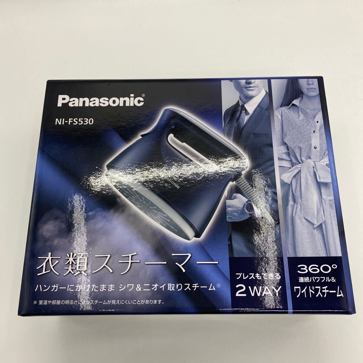 Panasonic パナソニック 衣類スチーマー NI-FS530-DA ダークブルー / スチーム シワ 服(コードレスアイロン)｜売買され ...