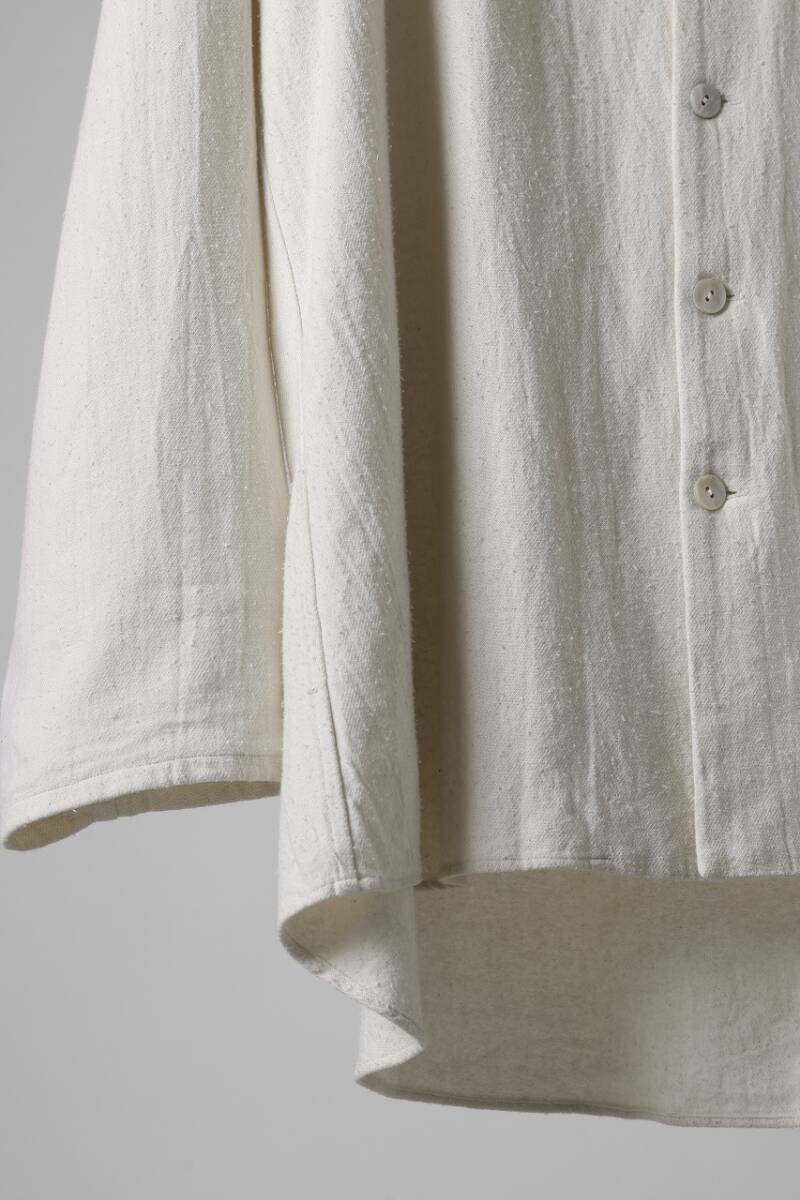 YUTA MATSUOKA round neck shirt/cotton silk nepviyella定価33000円タグ付き ...