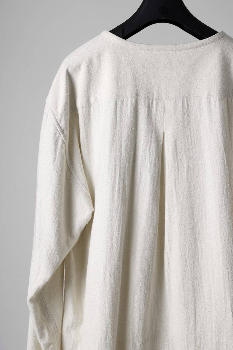 YUTA MATSUOKA round neck shirt/cotton silk nepviyella定価33000円タグ付き ...