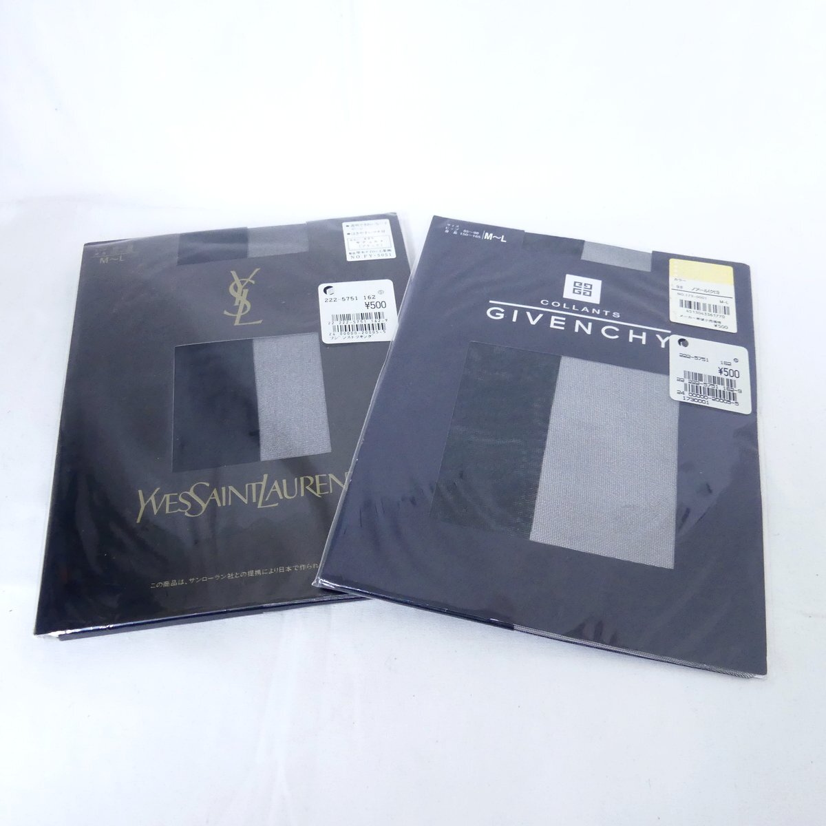GIVENCHY ジバンシー YVES SAINT LAURENT イヴサンローラン 黒 ストッキング M-Lサイズ 2点セット 品 /2403C(Mサイズ)｜売買されたオークション情報 ...