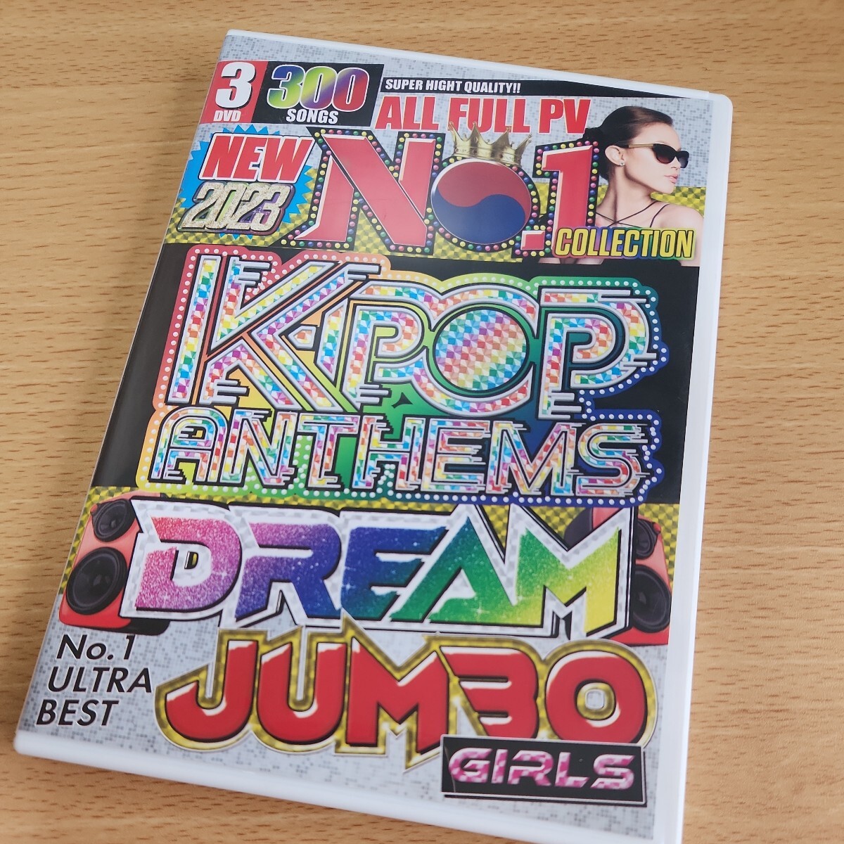 NEW2023 NO1 K-POP ANTHEMS DREAM JUMBO GIRLS 3枚組 女性K-POPアイドル収録 DVD ALLFULLPV LE SSERAFIM NEWJENS ...