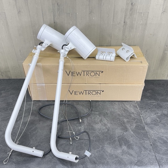 ビュートロン 屋外サイン用アームスポット 2点セット 展示品 VIEWTRON VT40-120C ニッケンハードウエア 照明 / 65546 ...