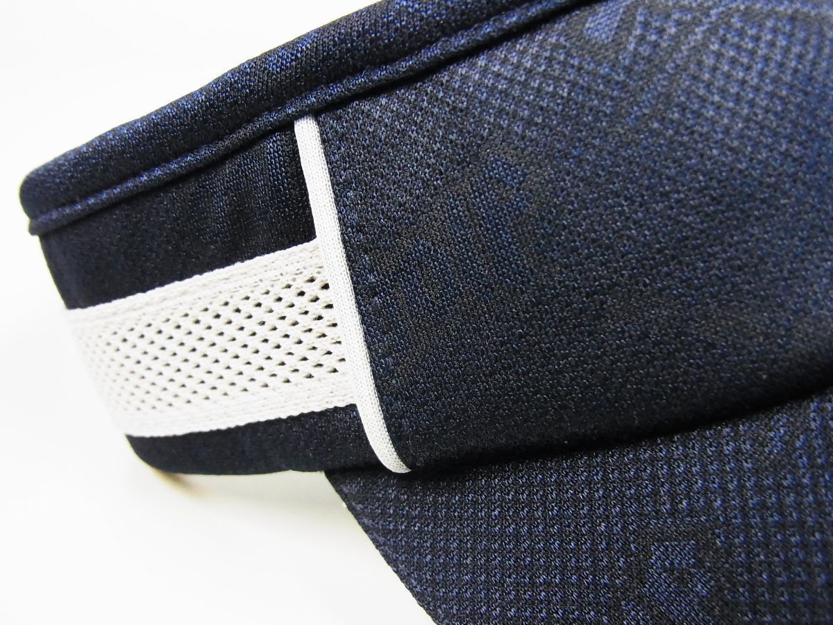 1円 MARK&LONA マーク&ロナ Ruler Aim Visor ハートスカルタフトサンバイザー MLF-2C-FC04 ネイビー紺 ...