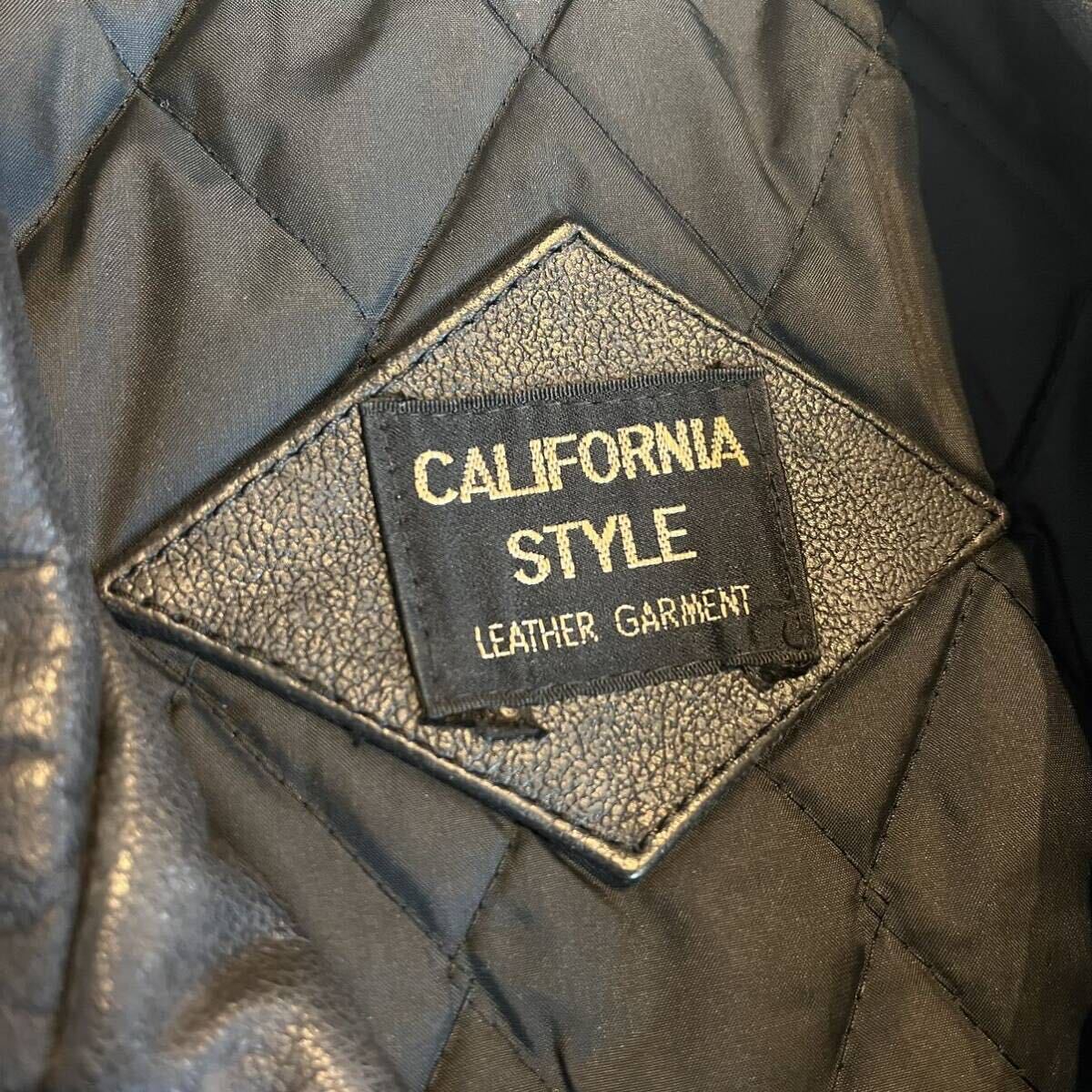 70s California Styles riders leather jacket ダブルライダース シングル ウエスタン cal キャル ...