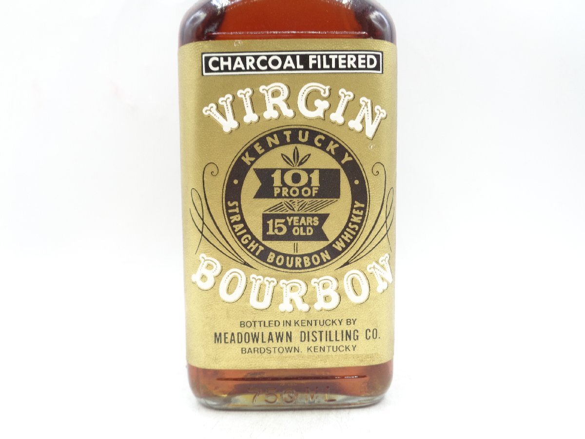 VIRGIN BOURBON 15年 101 ヴァージンバーボン ウイスキー バーボン 箱入 古酒 750ml 50 5% G25357(バーボン)｜売買されたオークション情報、yahooの ...
