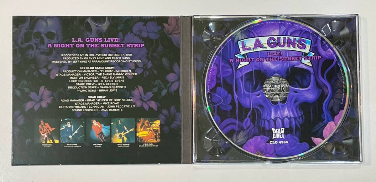 プレスCD デジパック Digipack L.A.Guns Live A Night on the Strip October 7 1999 ...