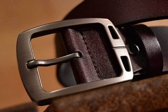 本革 レザー GENUINE LEATHER ベルト メンズ レディース 4mm肉厚 サイズ調整可能 7994366 ダークブラウン 135cm 1円 スタート(茶)｜売買されたオークション ...