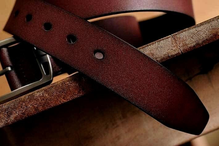 本革 レザー GENUINE LEATHER ベルト メンズ レディース 4mm肉厚 サイズ調整可能 7994366 ダークブラウン 135cm 1円 スタート(茶)｜売買されたオークション ...