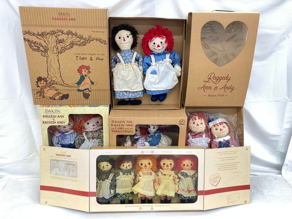 DAKIN RAGGEDY ANN ＆ ANDY 人形おまとめ 箱付き 多数 CFBA8019 送料着払い(人形、キャラクタードール)｜売買さ ...