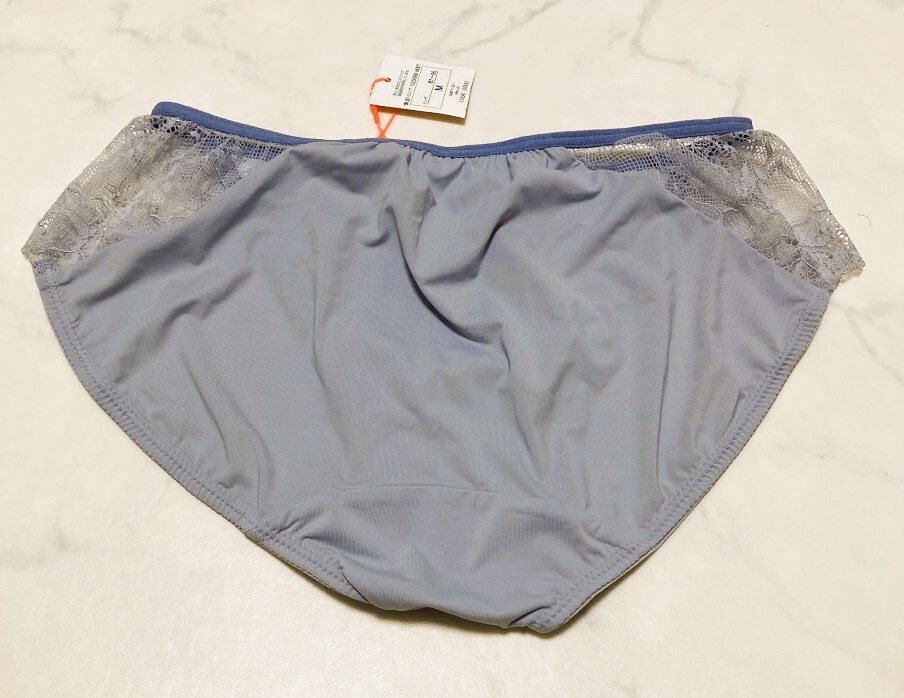 AMO'S STYLE BY Triumph Mサイズライトブルー花柄 ショーツ アモスタイルレース プライスタグカット品10208968 ...