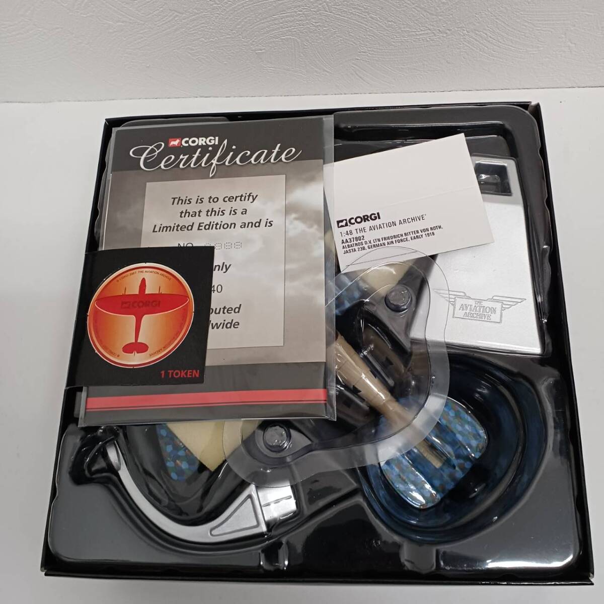 CORGI コーギ 1/48 Albatros D.V LTN Friedrich Ritter Von Roth Jasta 23B ...