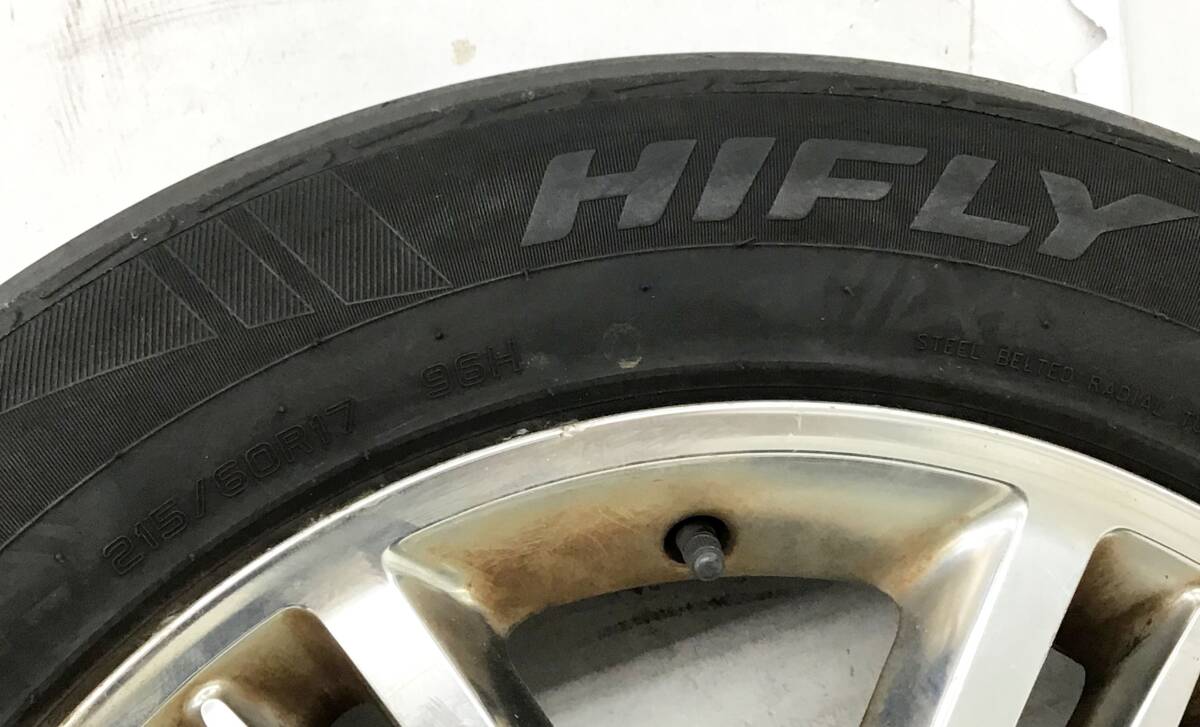 4本セット ホイール 17インチ AUTECH 17×6.5JJ 114.3 5H +45 22年製スタッドレスタイヤ HIFLY VIGOROUS HP801 215/60R17 ...