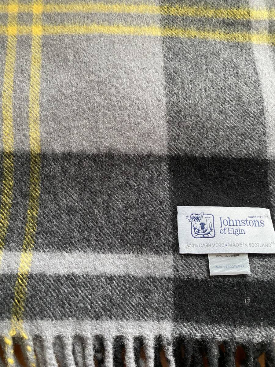 JOHNSTONS ジョンストンズ カシミヤ 100% 大判ストール グレーマクファーソン(ドゥロワー)｜売買されたオークション情報、yahooの商品情報をアーカイブ公開 - オークファン ...