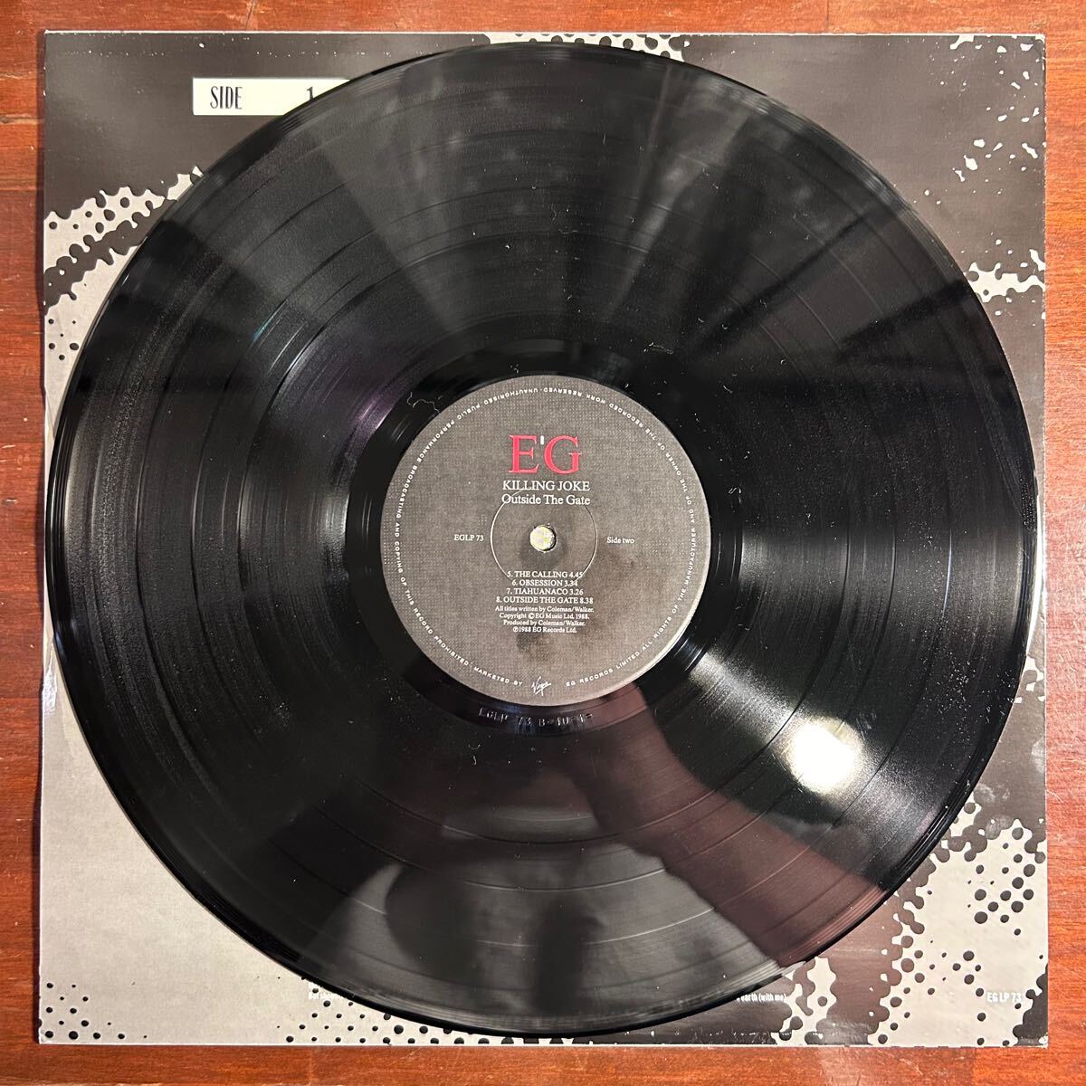88' UK Orig LP KILLING JOKE／OUTSIDE THE GATE／EG LP 73／キリング ジョーク post ...