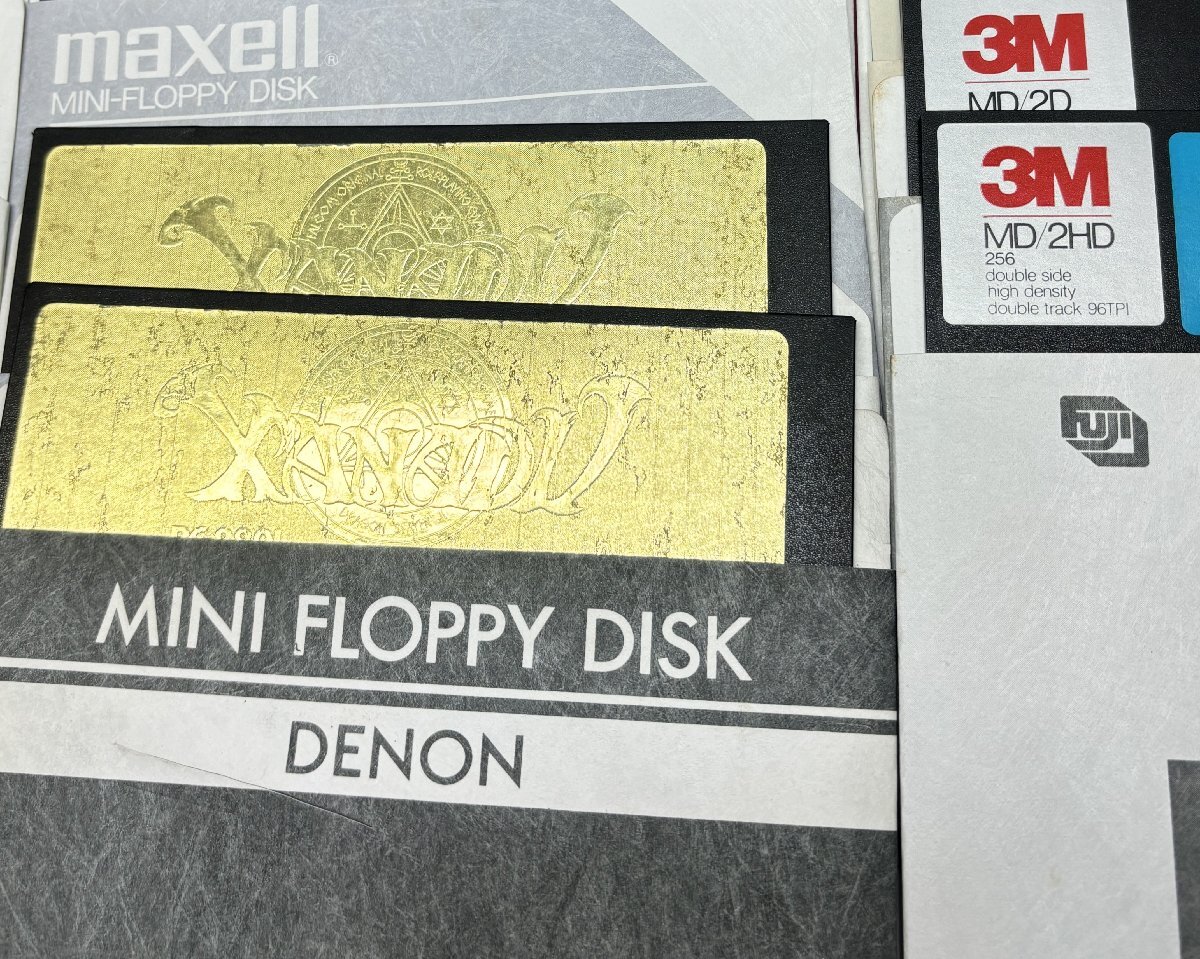 TE1022 ジャンク品 MD2HD MD2DD 2D MD2 フロッピーディスク 84枚 使用済み MEMOREX FUJI FILM ...
