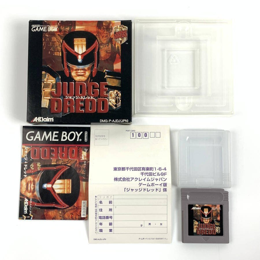 GB Acclaim アクレイムジャパン DMG-AJDJ-JPN ジャッジ ドレッド ゲームボーイソフト 箱説付き 簡易検査品 GH ...