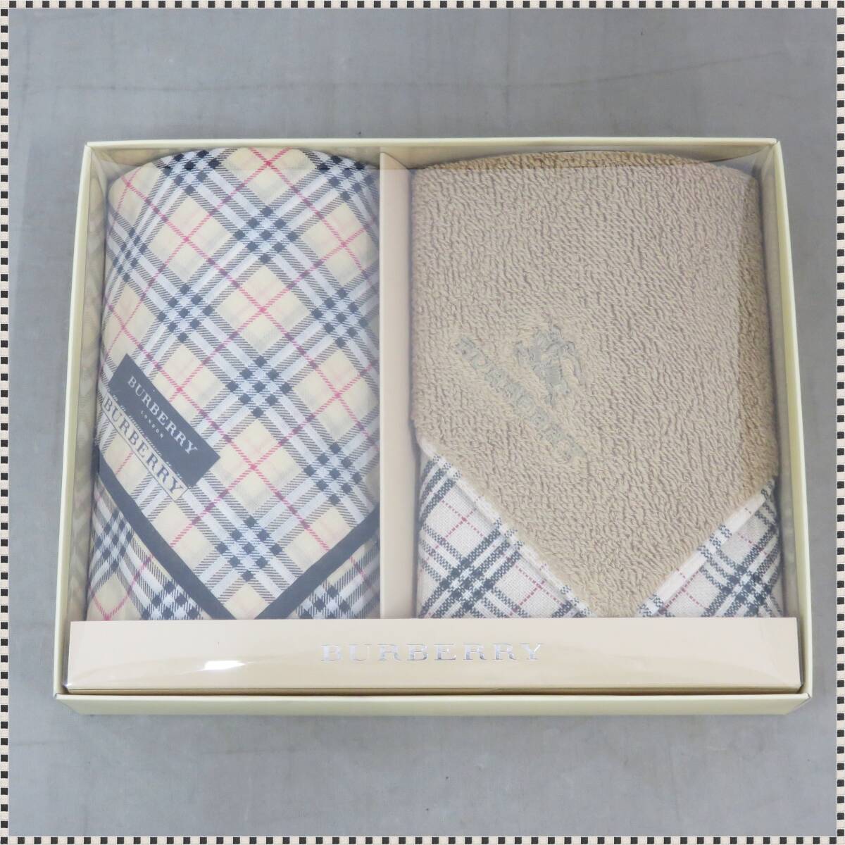 バーバリー タオル ハンカチ セット BURBERRY 122304 1円(服飾小物)｜売買されたオークション情報、yahooの商品情報を ...
